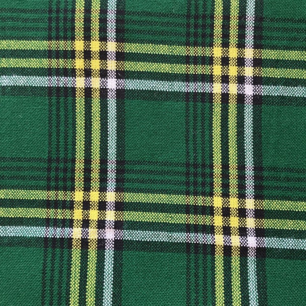 Maasai Shuka Green Plaid Multipurpose Wrap Throw | Craftorona